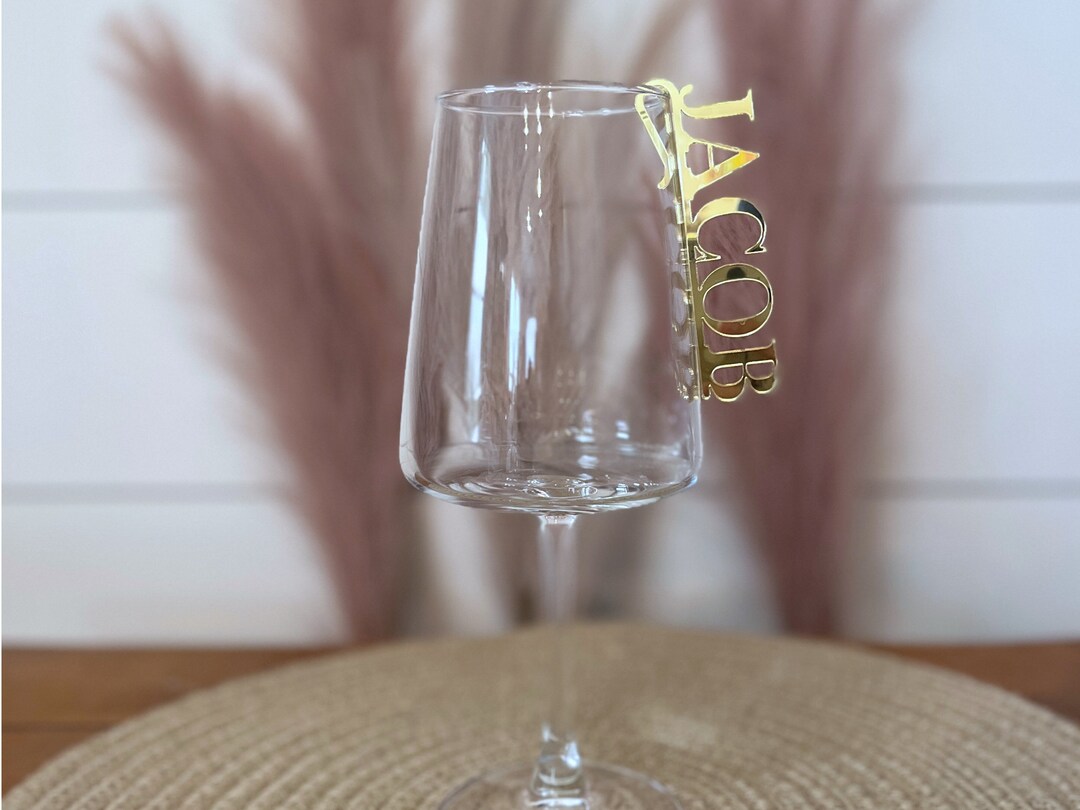 Drink Name Tags, Acrylic Drink Tag, Drink Markers, Drink Charms ...