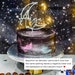 Moon Cake Topper With Name - Perfect for A Moon Birthday Theme, Space ...