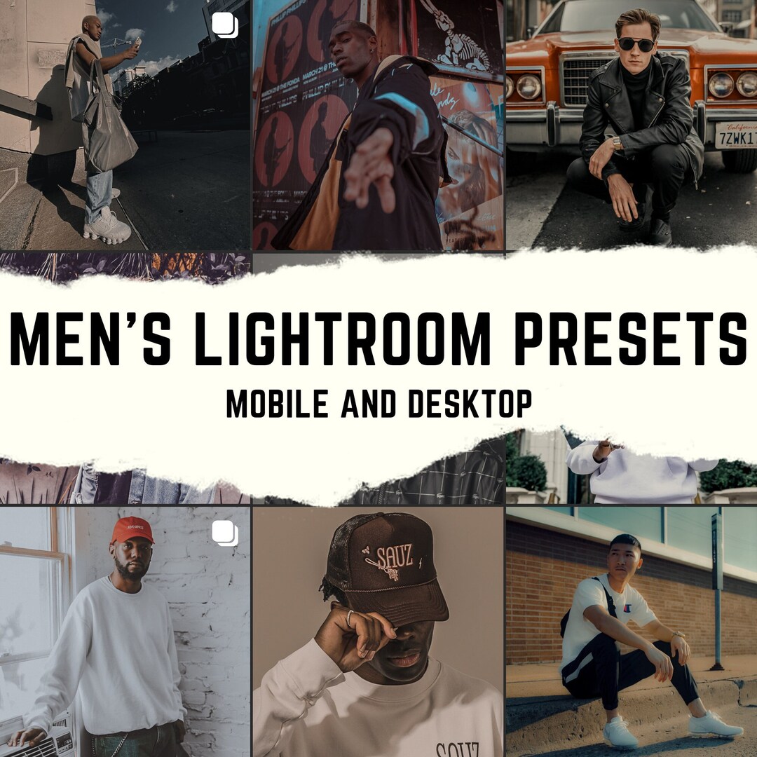 10 Men's Lightroom Presets for Mobile and Desktop Instagram Presets ...