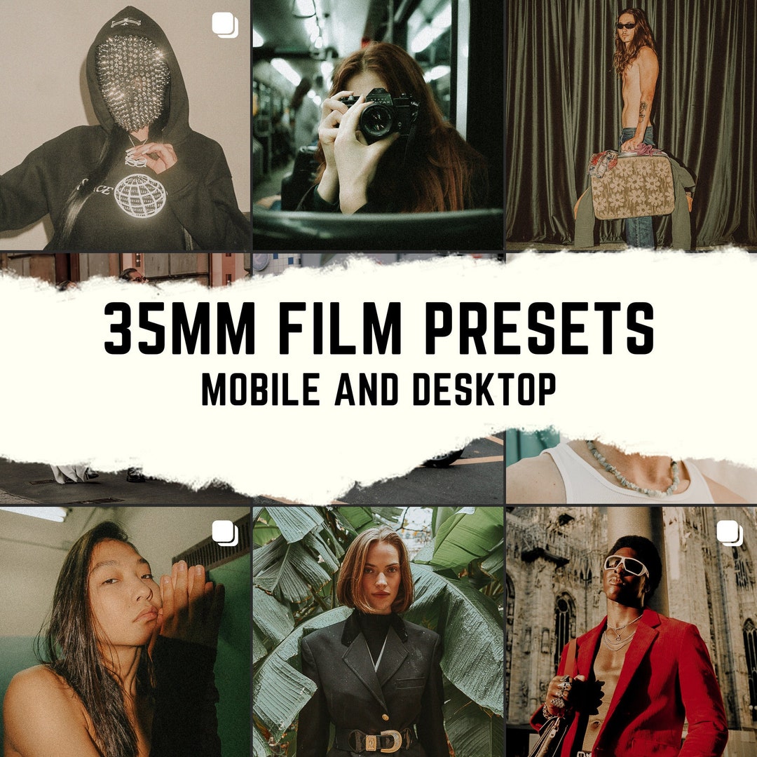 10 35mm Film Presets for Lightroom Authentic Film Look for Mobile ...