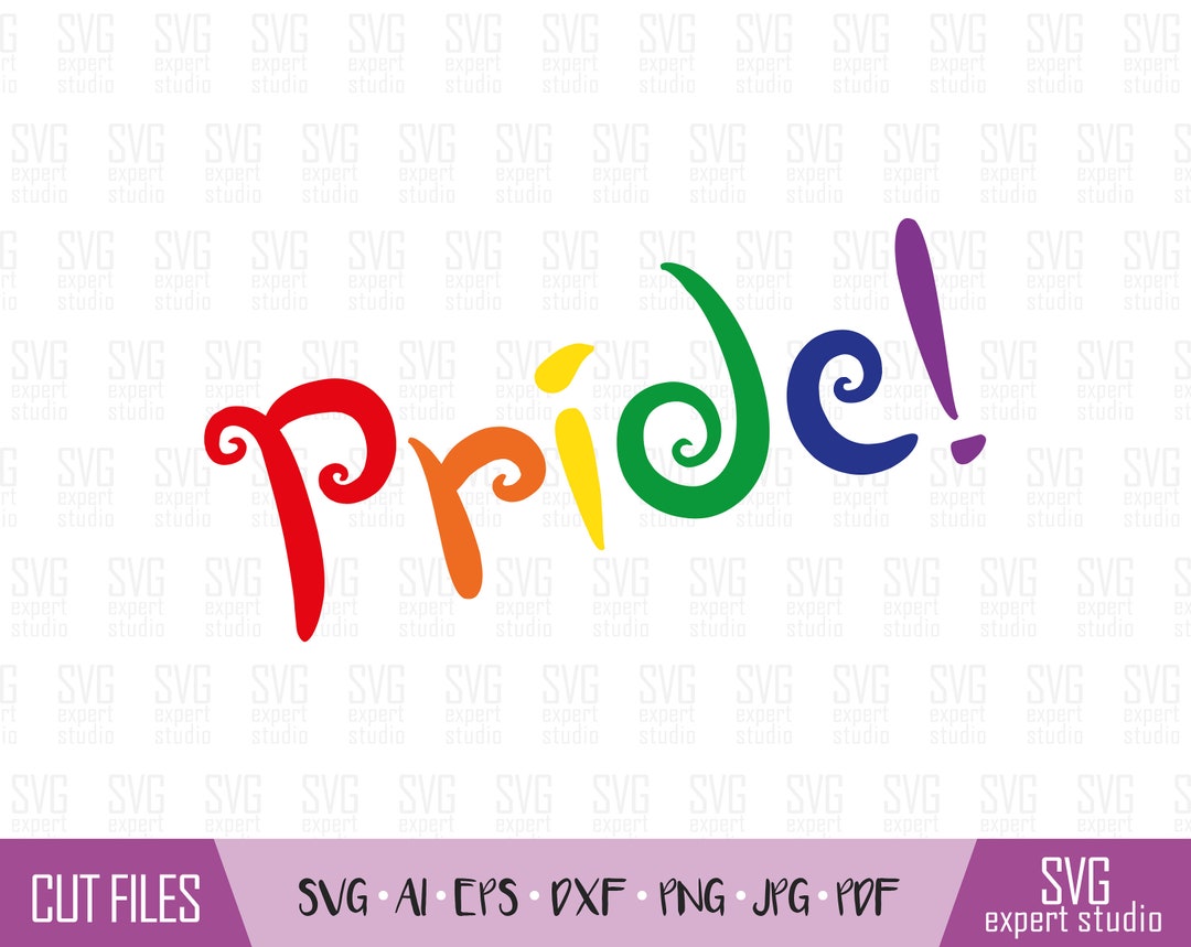 Gay Pride Svg Pride Month Clipart and Cut File Lgbtq and Queer ...