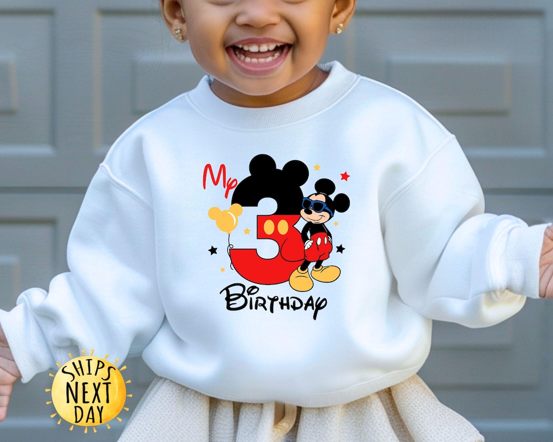 Mickey Birthday Shirt, Custom Mickey Mouse Shirt, Birthday Shirt for ...