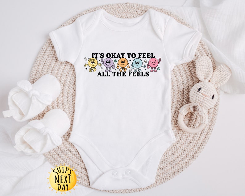 It's Okay to Feel All the Feels Toddler Shirt, Positivity Kids Shirts ...