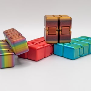 Unleash Your Inner Fidgeter With the 3D Printed Fidget Infinity Cube - Etsy