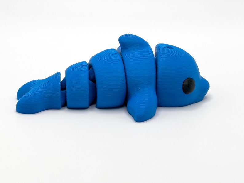 3D Printed Articulating Dolphin Fidget Toy - Etsy