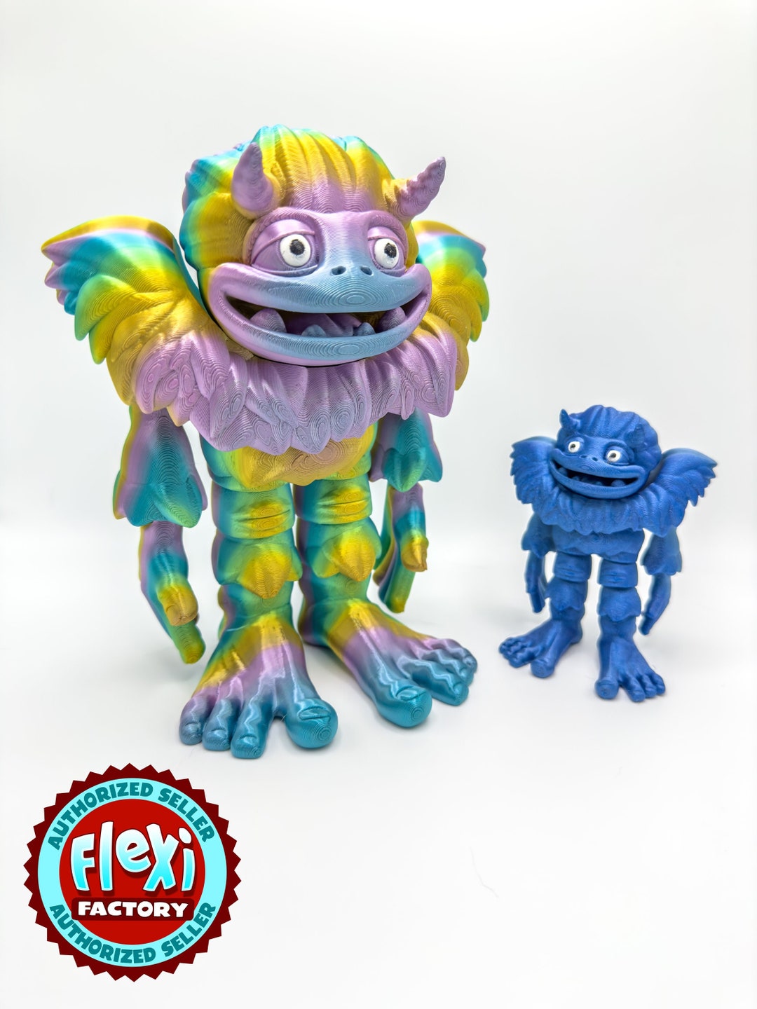 Yeti / Articulated / Flexi Factory / 3D Printed / Movable - Etsy