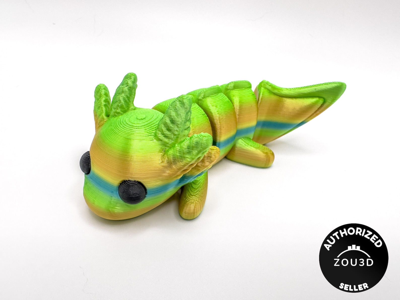 Baby Axolotl / Articulated / ZOU3D / 3D Printed / Movable / - Etsy