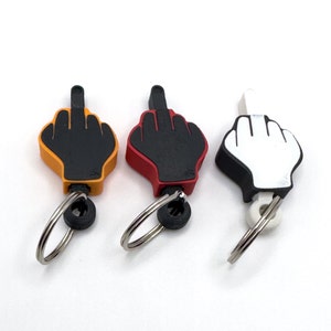 Mini Flip Middle Finger Keychain: 3D Printed Fidget Toy - Etsy