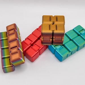Unleash Your Inner Fidgeter With the 3D Printed Fidget Infinity Cube - Etsy