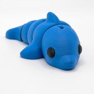 3D Printed Articulating Dolphin Fidget Toy - Etsy