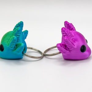 Axolotl Head Keychain / ZOU3D / 3D Printed - Etsy