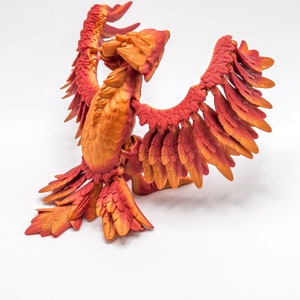 Flexi Phoenix / Phoenix Toy / Phoenix Fidget / Fidget / Articulating ...
