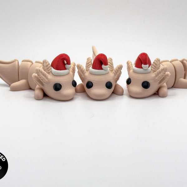 Christmas Axolotl - Etsy