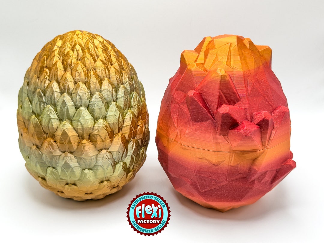 Crystal Dragon Egg / Dragon Egg Box / 3D Printed / Storage / Toy ...