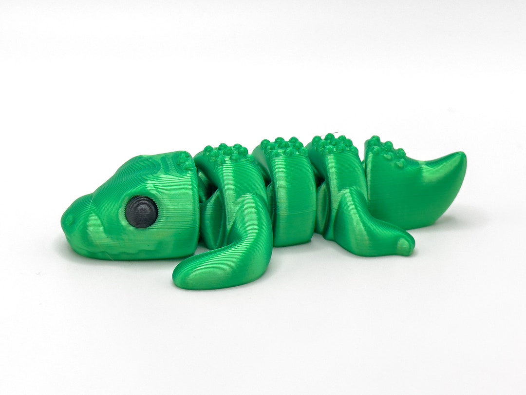 3D Printed Baby Crocodile: Eco-friendly PLA Decor - Etsy