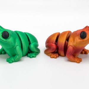 3D Printed Articulating Frog Fidget Toy - 2 Inch - Etsy