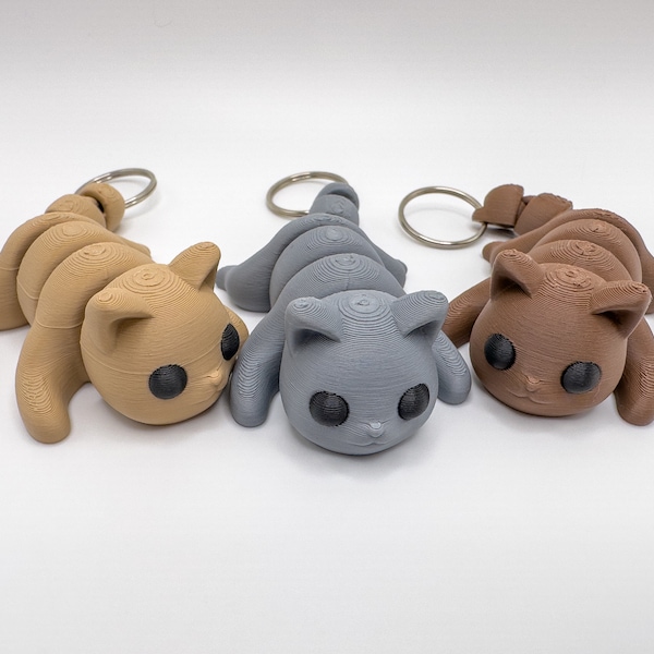 3d Printed Cat Fidget - Etsy