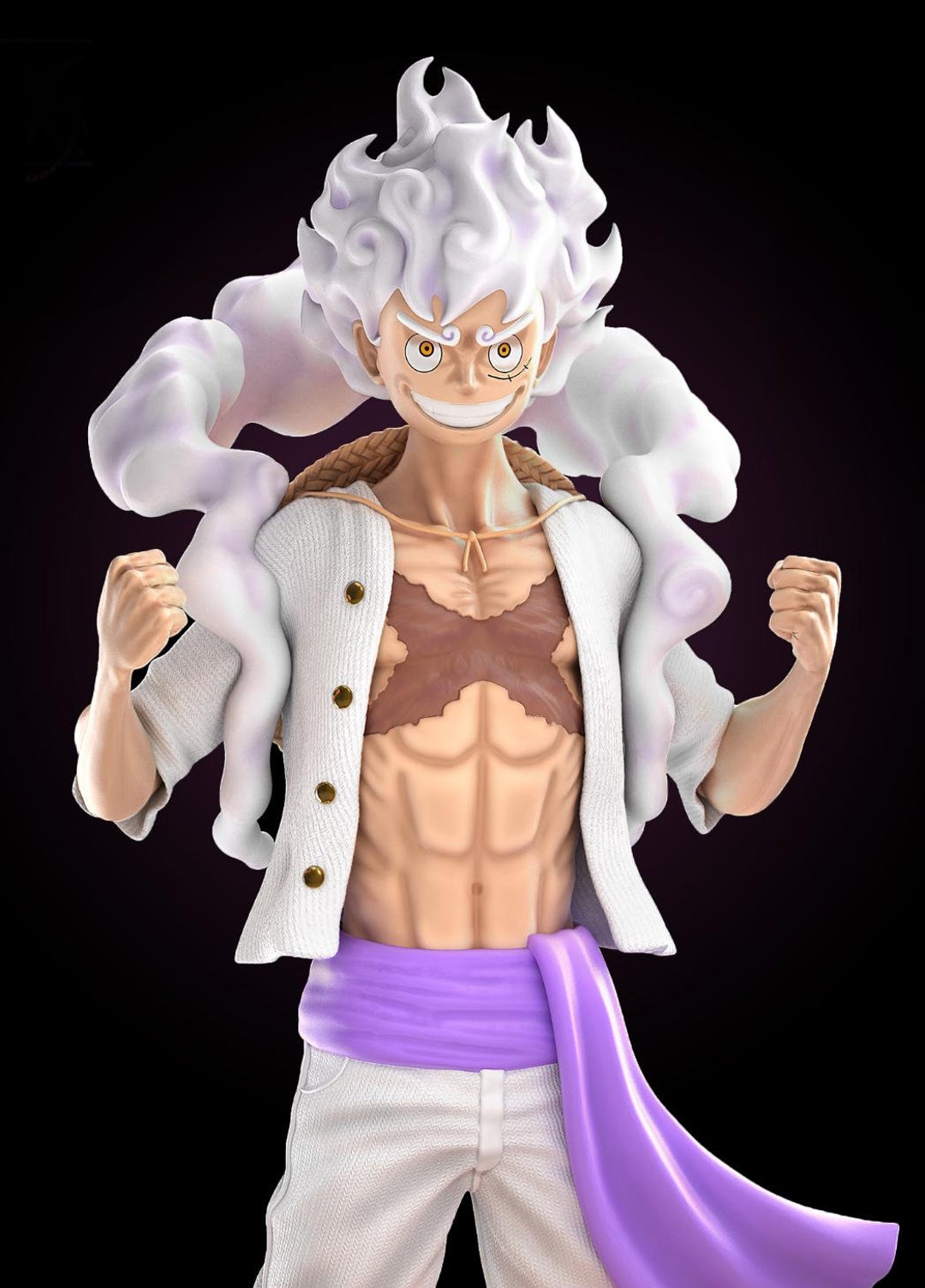 Buy Luffy, Gear 5, Pirate Boy, STL File for 3D Print, Figure Statue ...