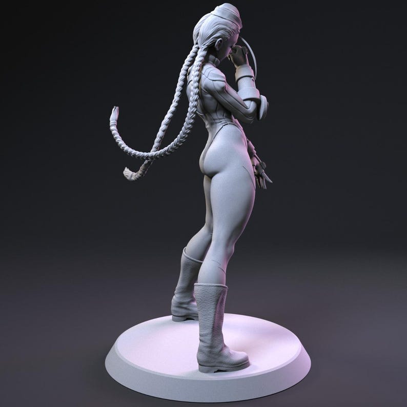 Cammy Street Fighter, STL File for 3D Print, Figure Statue, Digital 3D Model - Etsy