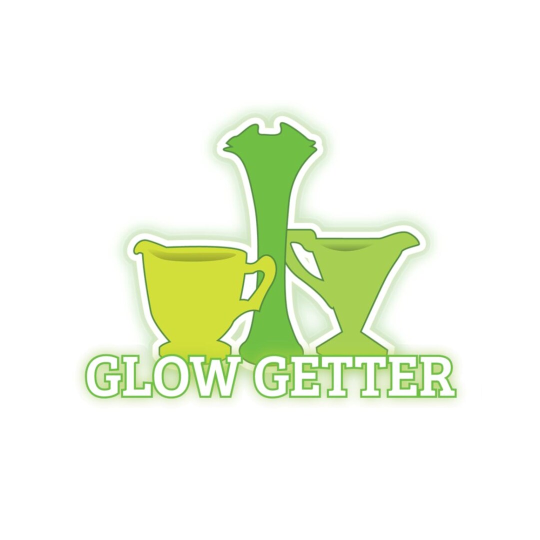 Uranium Glass "glow Getter" Sticker - Vintage Vaseline Glass Collector ...