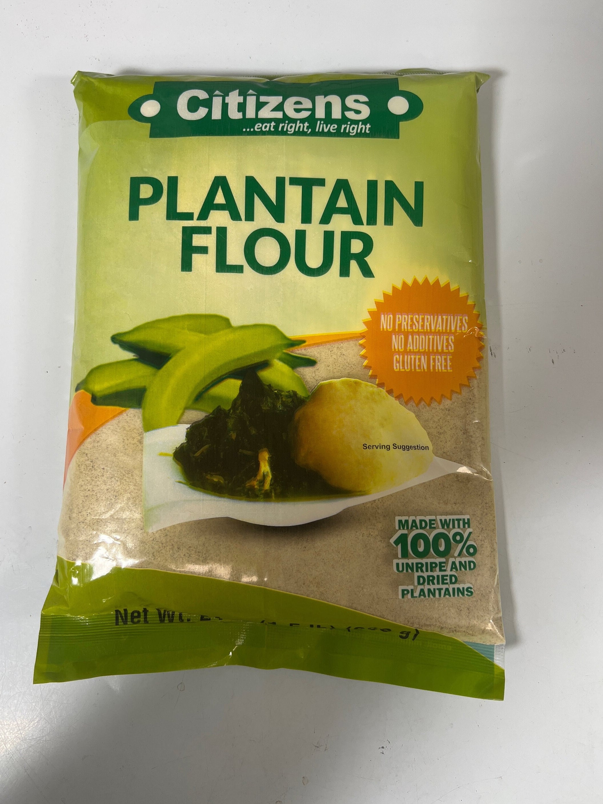 Green Plantain Flour Plantain Flour 4lbs Plantain Four. - Etsy