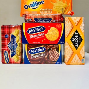 Traditional Shortbread, Ovaltine Cookies, Jacobs Cream Crackers ...