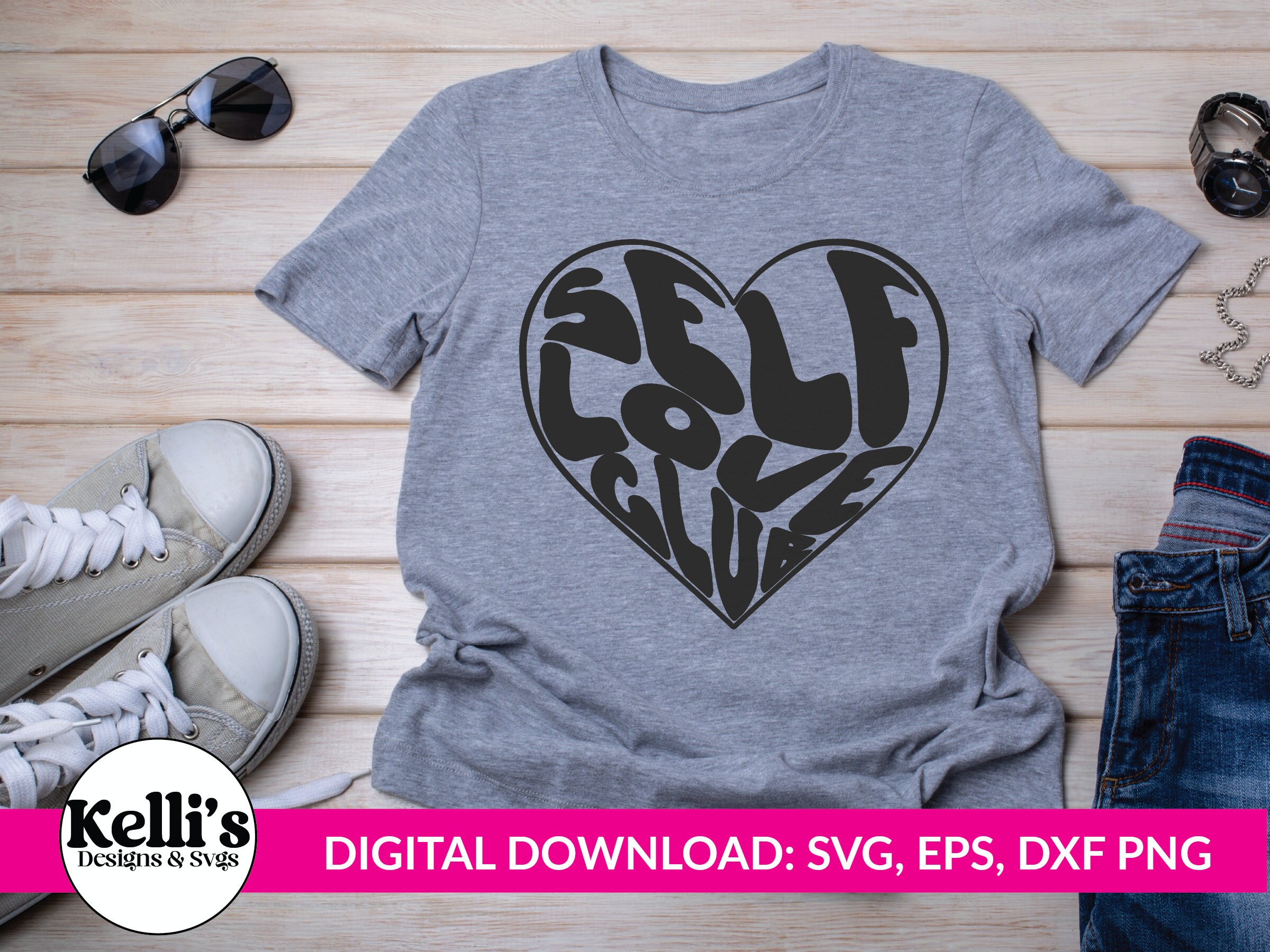 Self Love Club SVG, Inspirational Svg, Motivational Svg, Girl Power ...