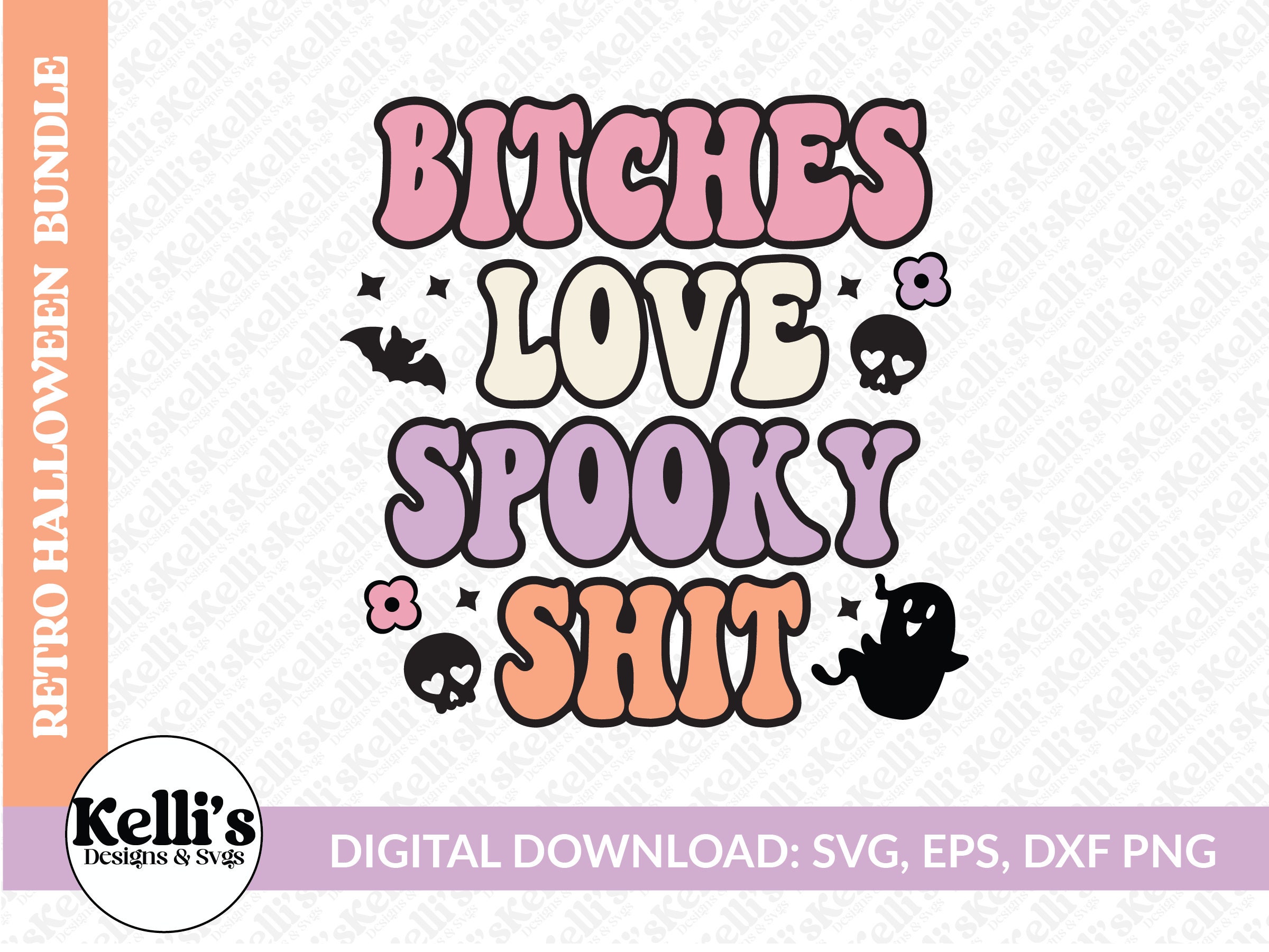Retro Girly Halloween SVG Bundle, Hello Fall SVG, Fall Vibes Png, Retro ...