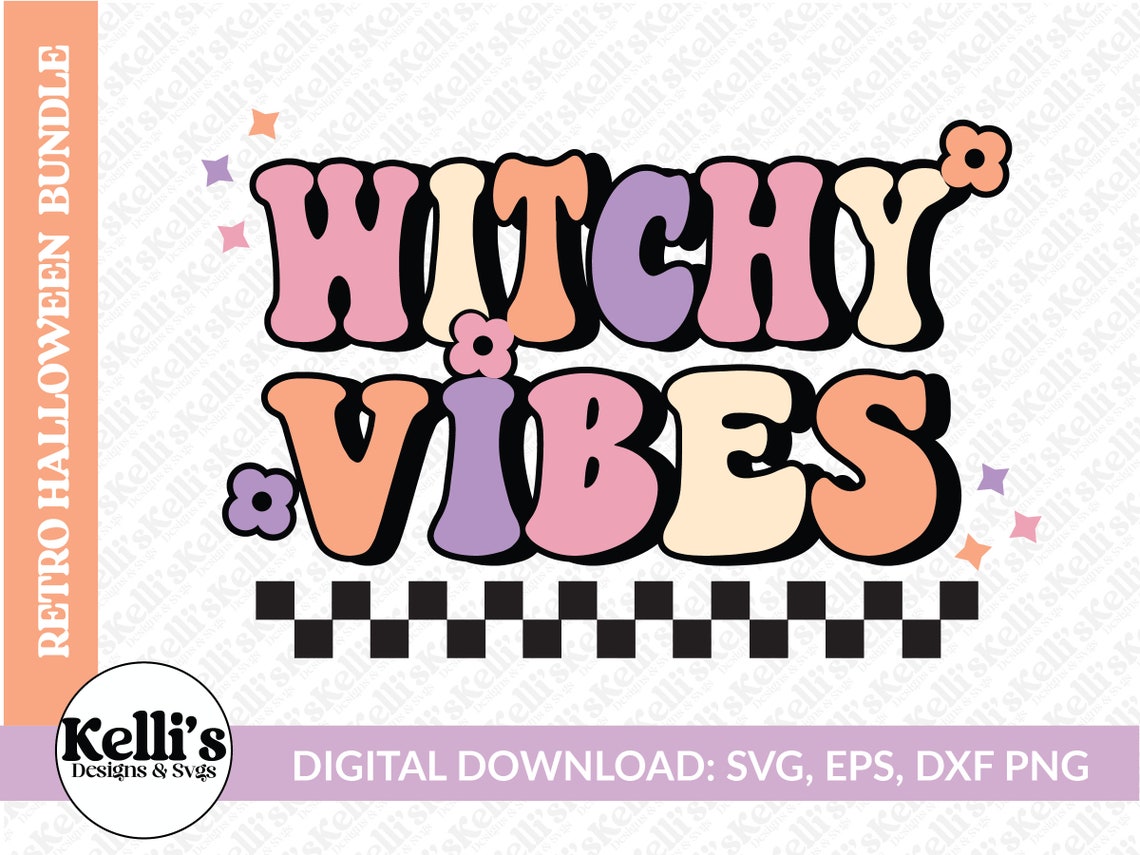 Retro Girly Halloween SVG Bundle, Hello Fall SVG, Fall Vibes Png, Retro ...