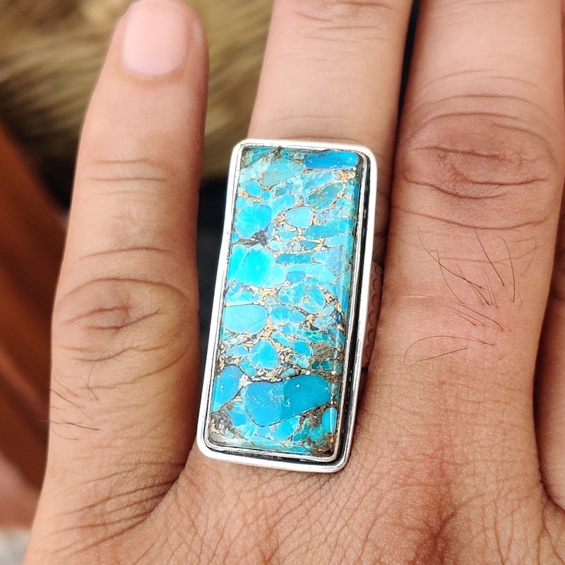 Turquoise Ring Vintage - Etsy