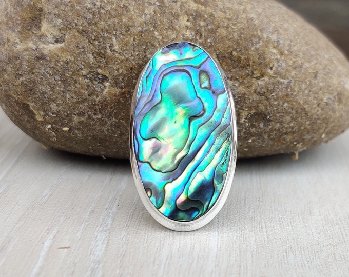 Sterling Silver Shell Stack Ring, Shell Ring, Stackable Ring, Stacking Ring, Silver Ring, Thin ...