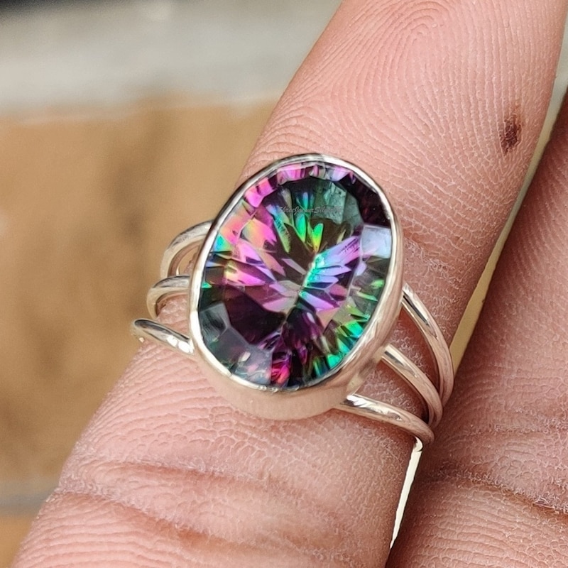 Rainbow Mystic Topaz - Etsy
