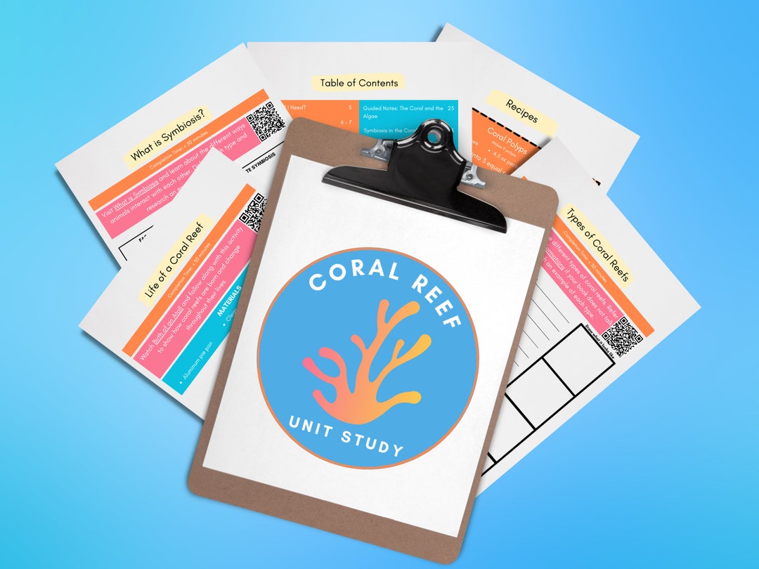 Coral Reef Unit Study: Print-at-home Science Curriculum for - Etsy