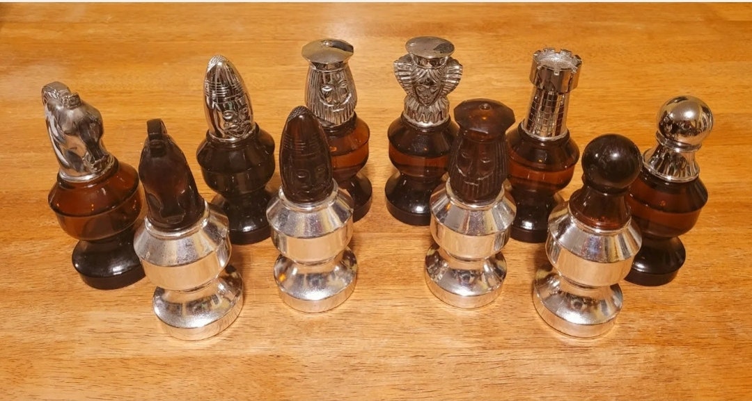 Vintage Avon Chess Pieces - Etsy