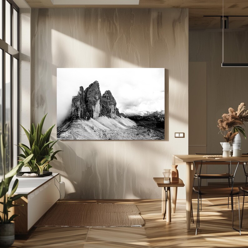 Dolomites Tre Cime Towers | Instant Digital Download, High Quality ...