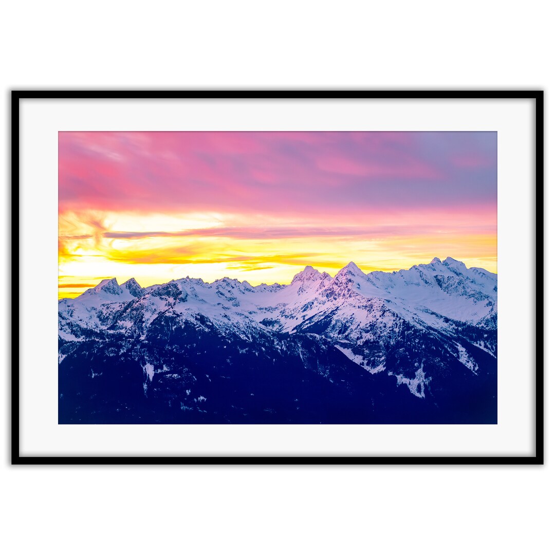 Tantalus Mountain Squamish Sunset Photo Print Squamish Art, Sea to Sky ...