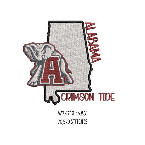 Alabama Embroidery - Etsy