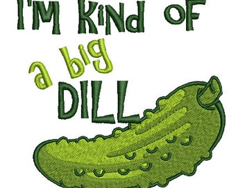 Pickle Embroidery Design - Etsy
