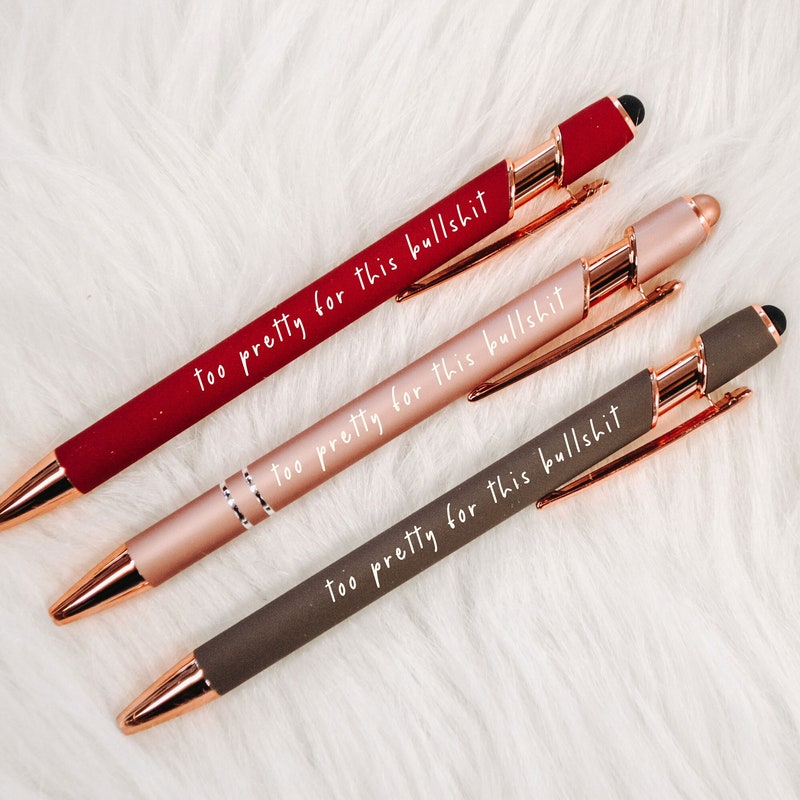 Pens With Funny Sayings - Etsy