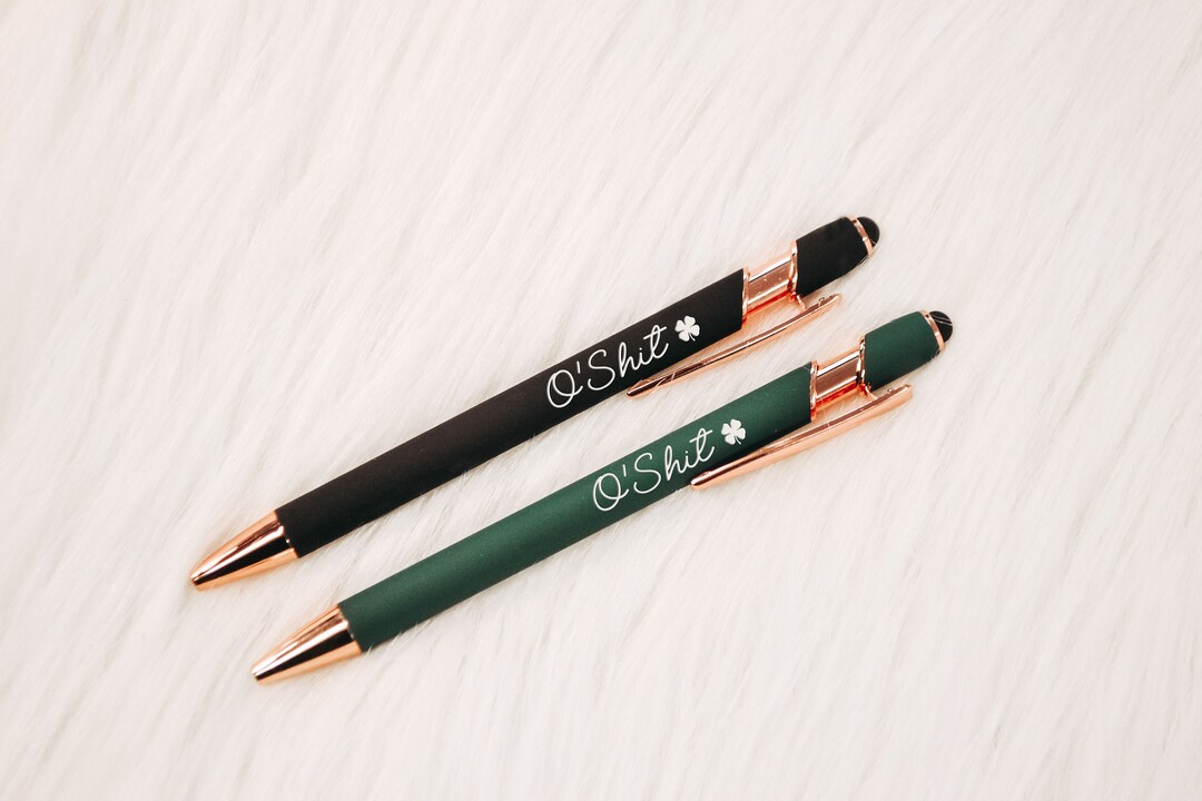 St. Patrick's O'shit Pen, Pens With Sayings, Funny Gifts for Best ...