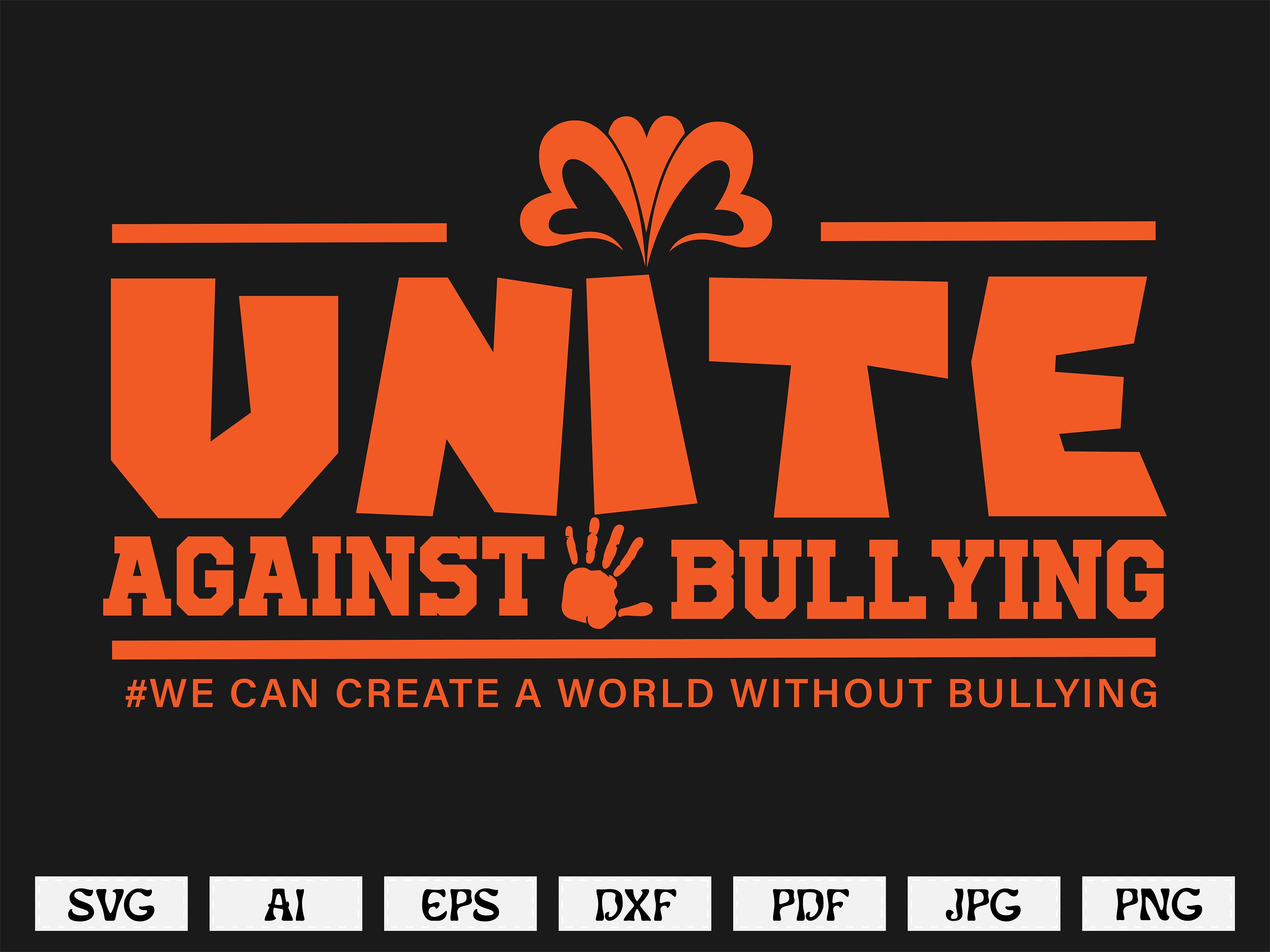 Unity Day T Be Kind Svg Stop Bullying Svg Anti Bullying T