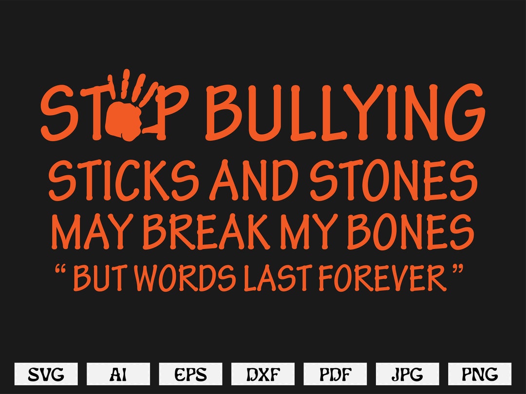 Unity Day Gift, Be Kind Svg, Stop Bullying Svg, Anti Bullying Gift ...