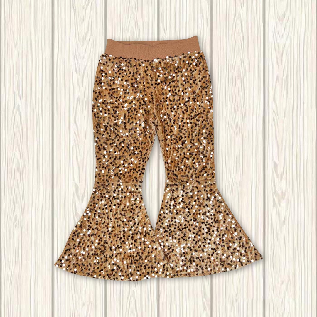Toddle Bell Bottomssequins Bell Bottomsgirls Sparkle - Etsy