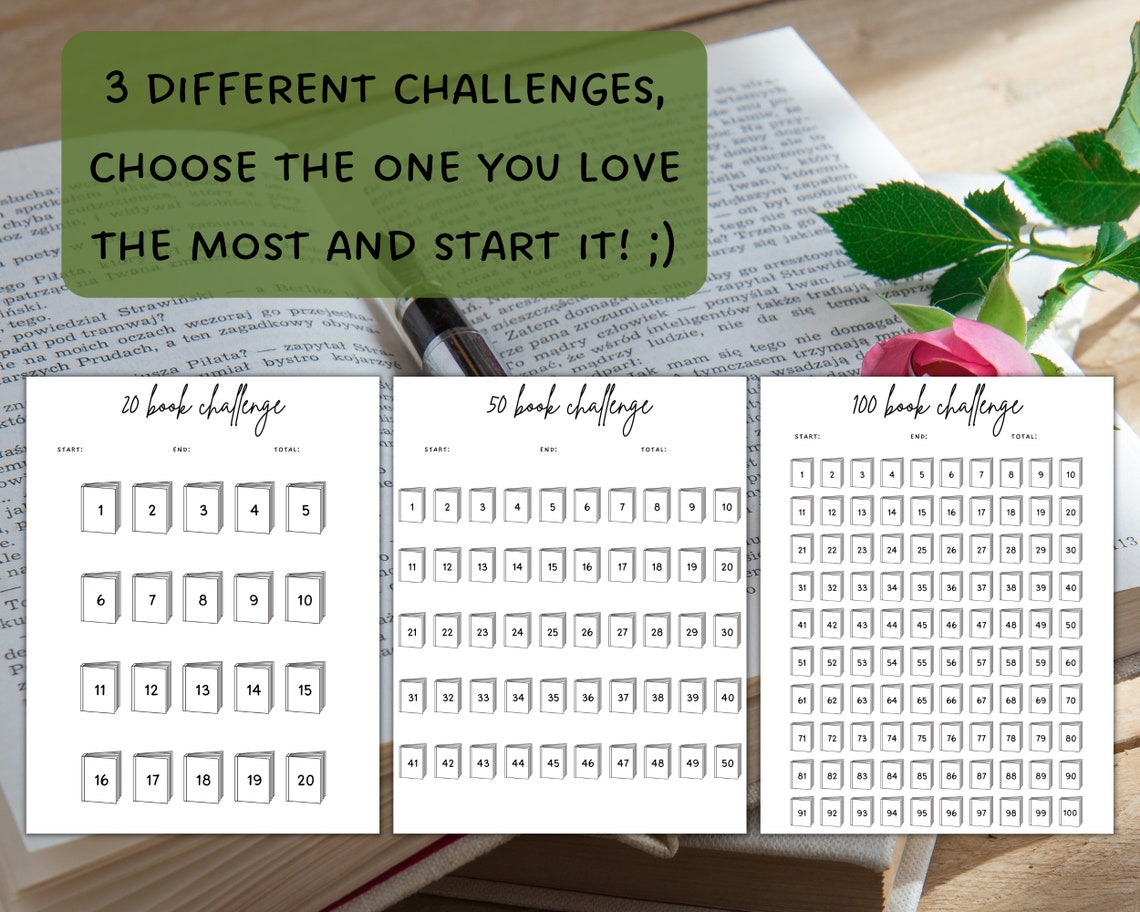 Book Reading Tracker, Book Reading Planner, Reading Tracker, Reading ...