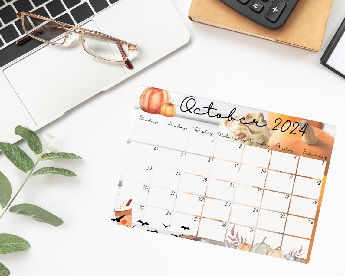 12 Month Calendar, Editable Template, Fillable, Digital Calendar, 2024 ...