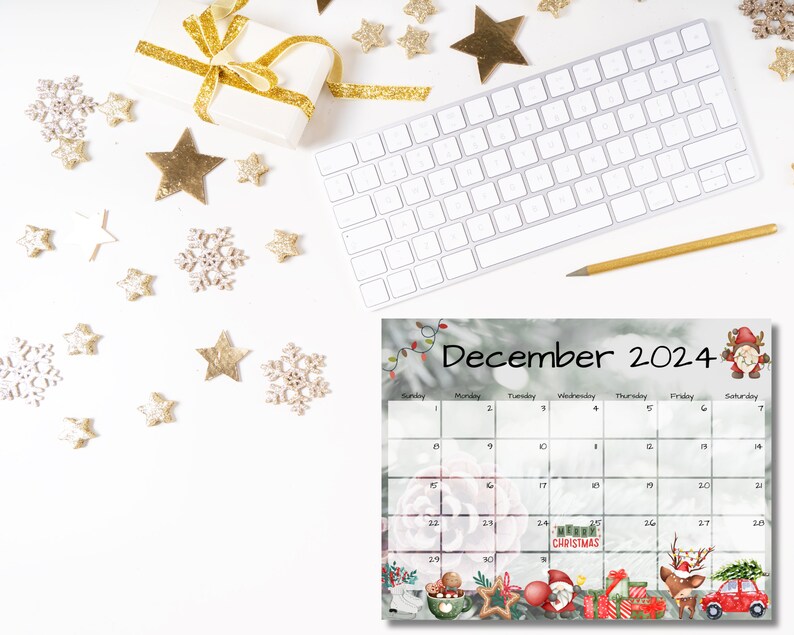 12 Month Calendar Editable Template Fillable Digital - Etsy
