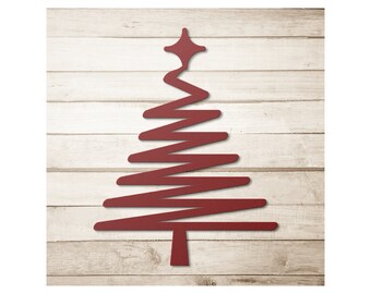 Christmas Metal Tree Art - Etsy