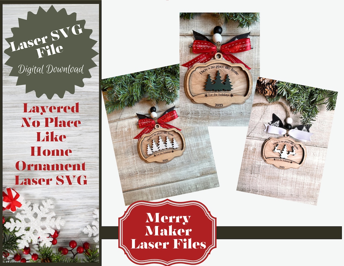 No Place Like Home Zip Code SVG Laser File With 6 Different Versions - Etsy