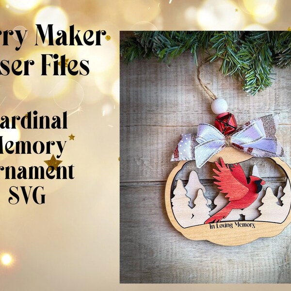 Cardinal Memorial Ornament - Etsy