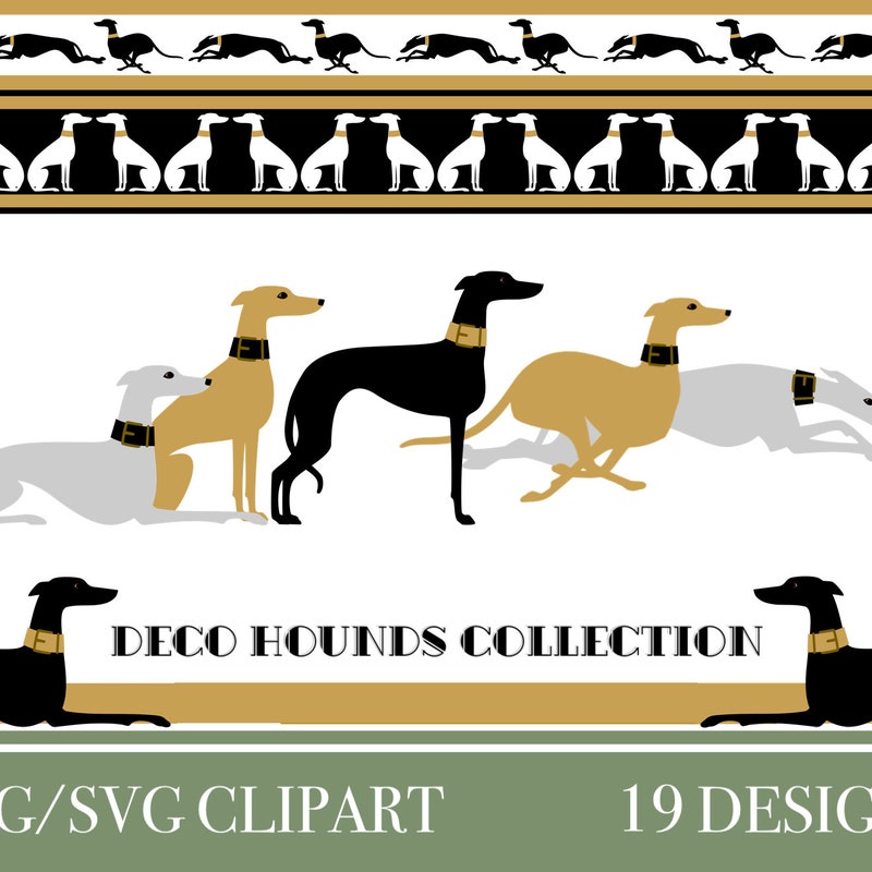 Whippet Svg - Etsy